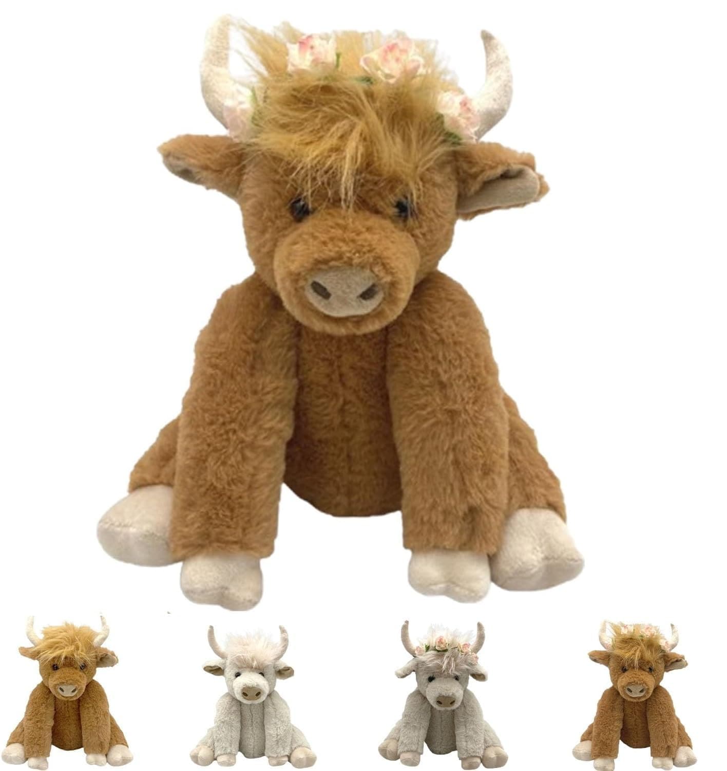 Peluche Theorbi, Vaca Realista De Las Tierras Altas De Escocia, 25 Cm ...