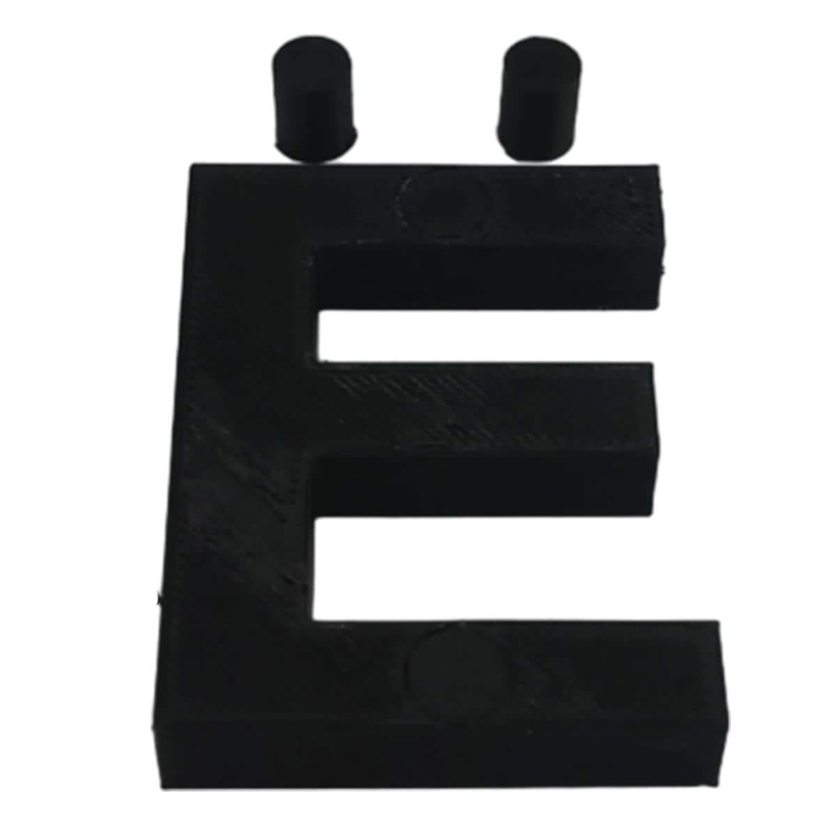 Letra E 3D Art Negra | Coppel.com