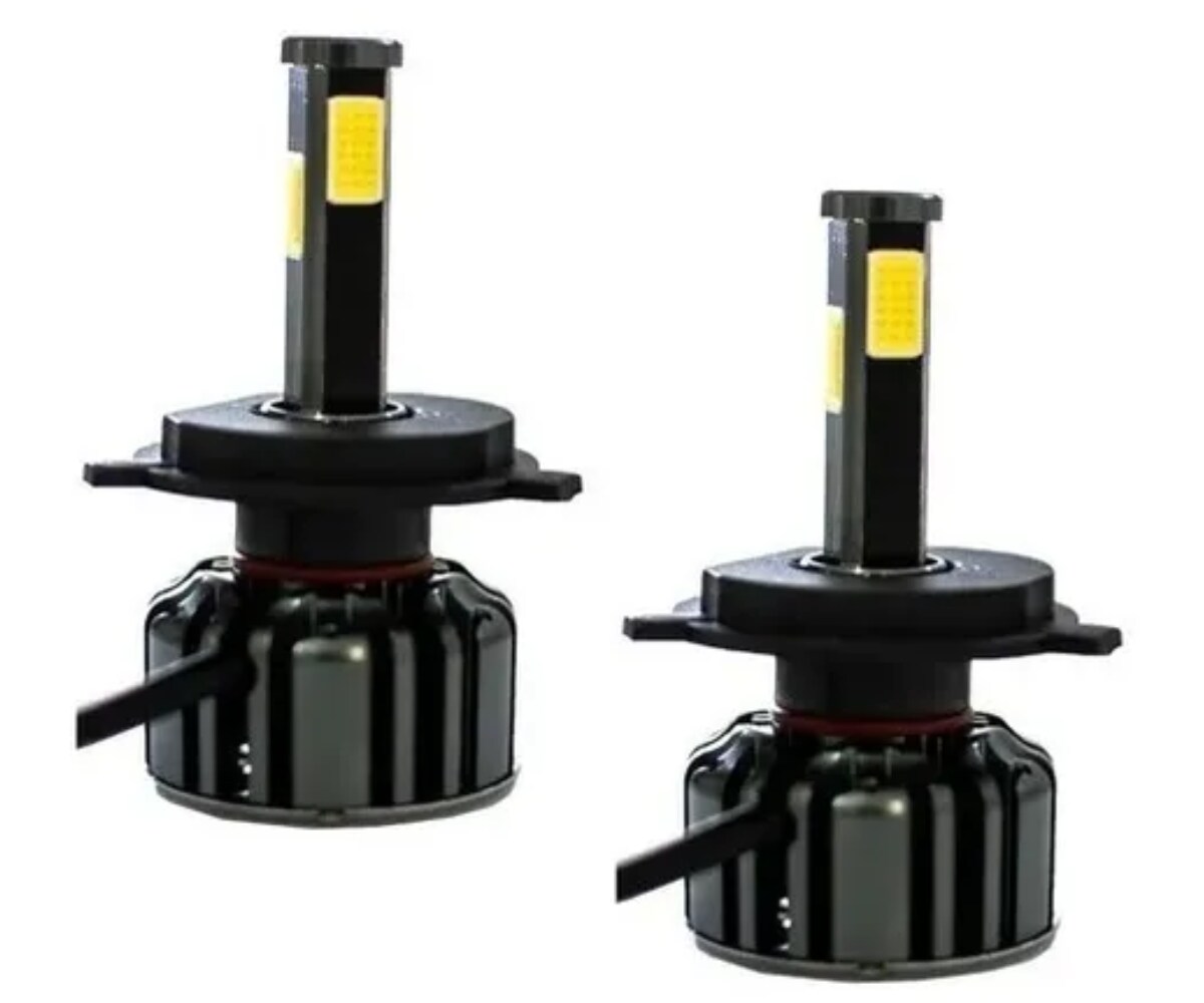Kit Foco Led IOL Entrada H4 Hiper Led 4 Caras 160 W Con 20 Mil Lumenes ...
