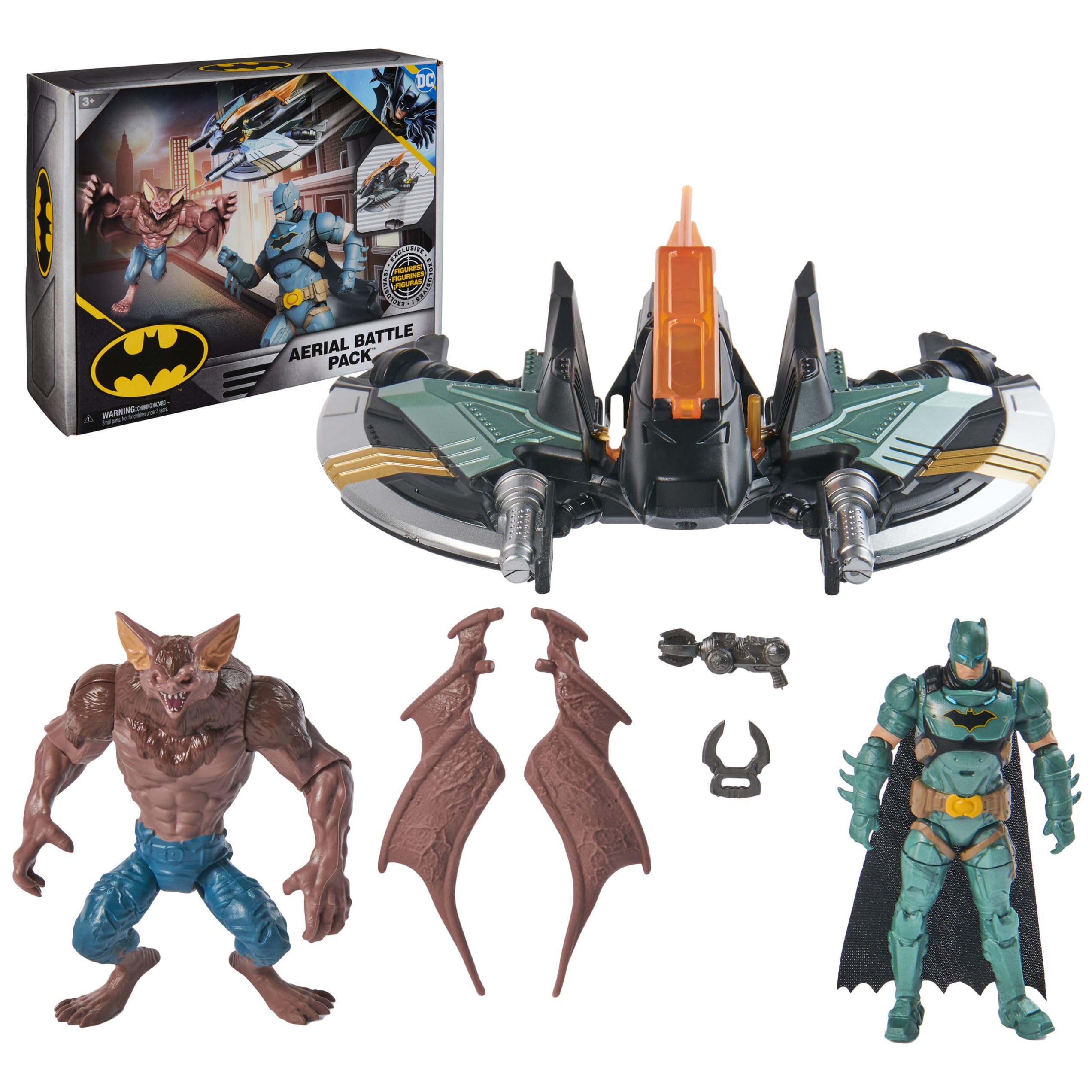 Paquete De Batalla Aérea Batman De Toy Dc Comics Batwing Con Batman Y ...