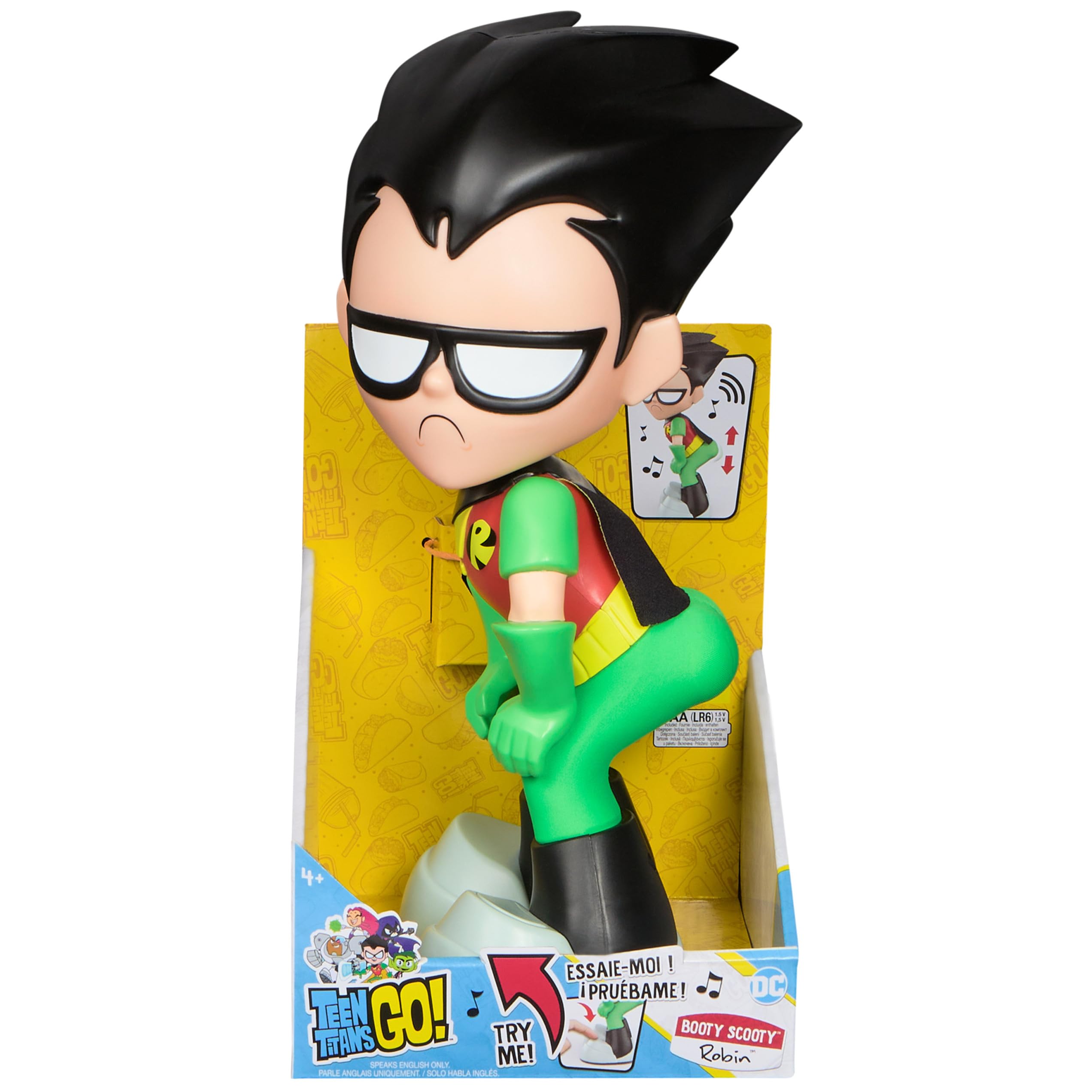 Juguete Coleccionable de DC Comics Teen Titans Go! Botín: Scooty Robin ...