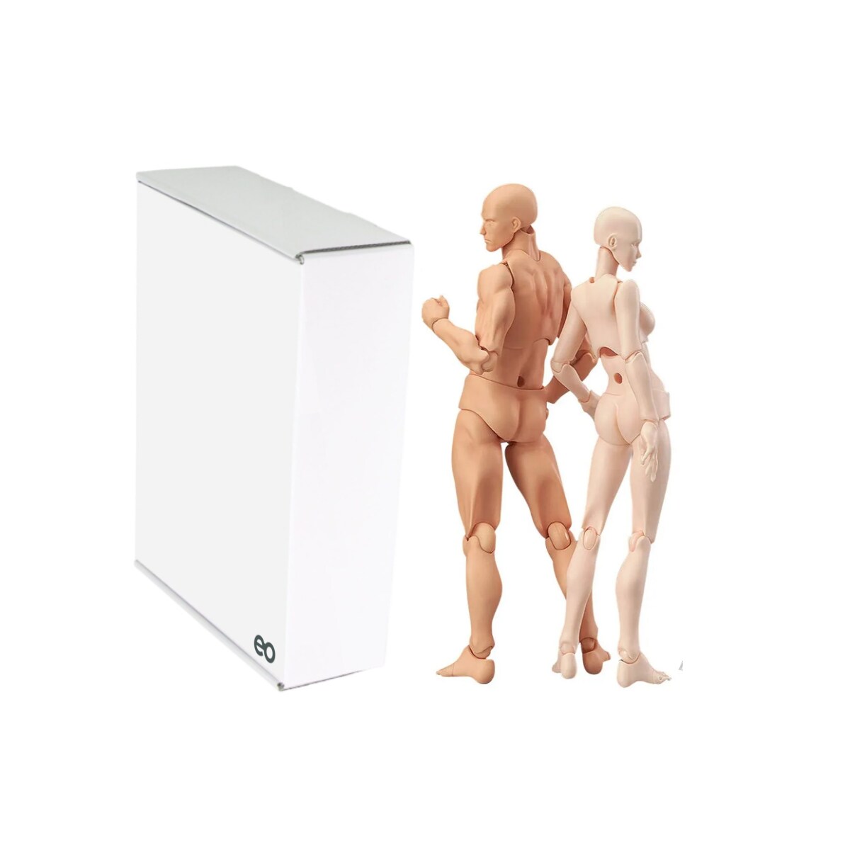 Maniquí Articulado De Dibujo Para Artistas Con Base 2 Pcs Eo Safe ...