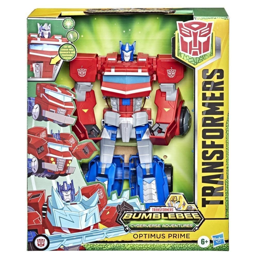 Figura de Acción Transformers Bumblebee Cyberverse Optimus Prime ...