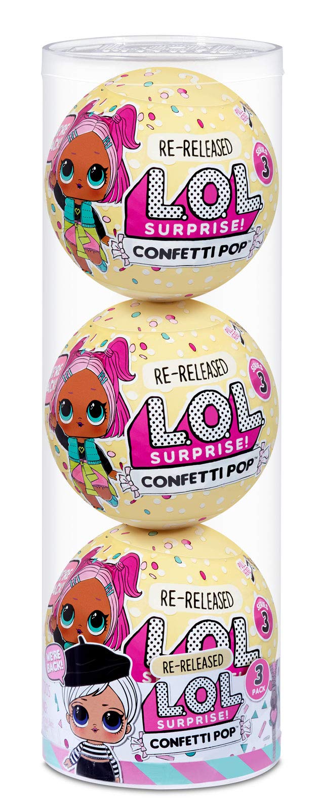 Venta Internacional -lol Sorpresa Confeti Pop 3 Paquete Beatnik Babe-3 ...