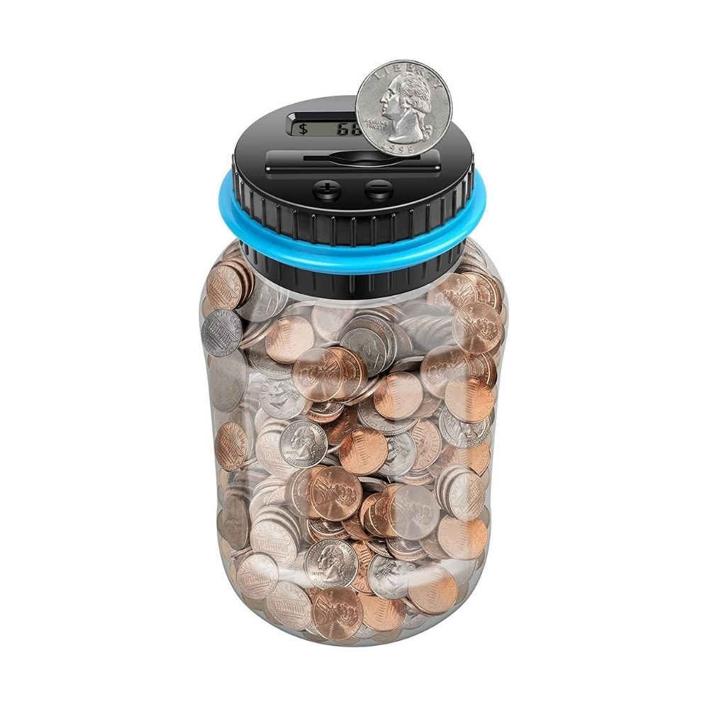 Alcancía Digital en Forma de Frasco o Bote para Ahorros | Coppel.com