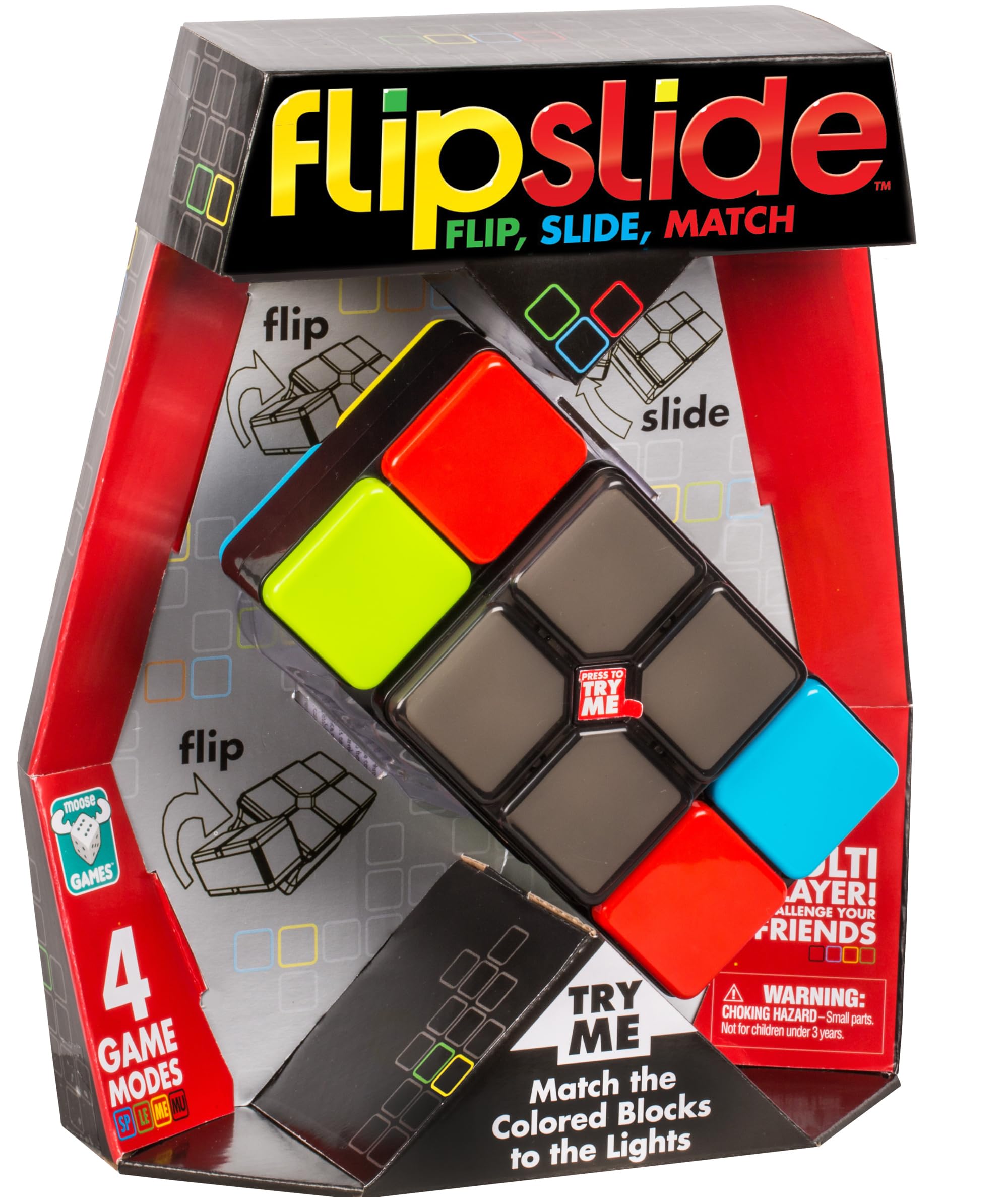 Juego Portátil Electrónico Flipslide Game Moose Con Pilas - Venta ...