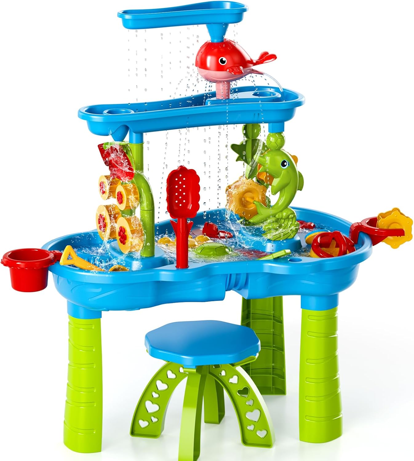 Mesa De Agua De Arena Temi Para Niños De 3 Niveles Con Ducha Tipo ...