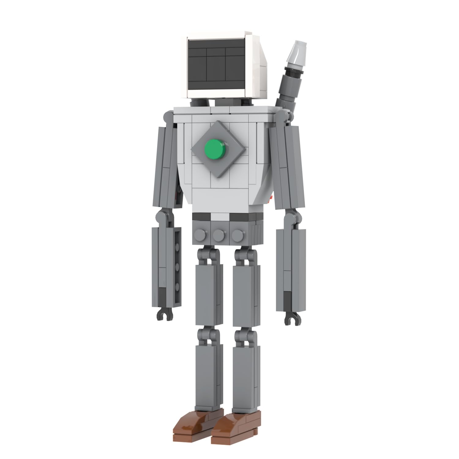 Set De Construcción Mooxi-moc Skibi Man Computer Man Kids 144 Piezas ...