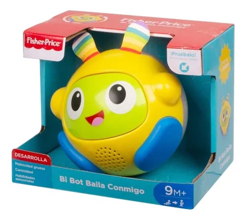 Bi Bot Baila Conmigo Motricidad Sensorial Fisher Price Color Amarillo ...