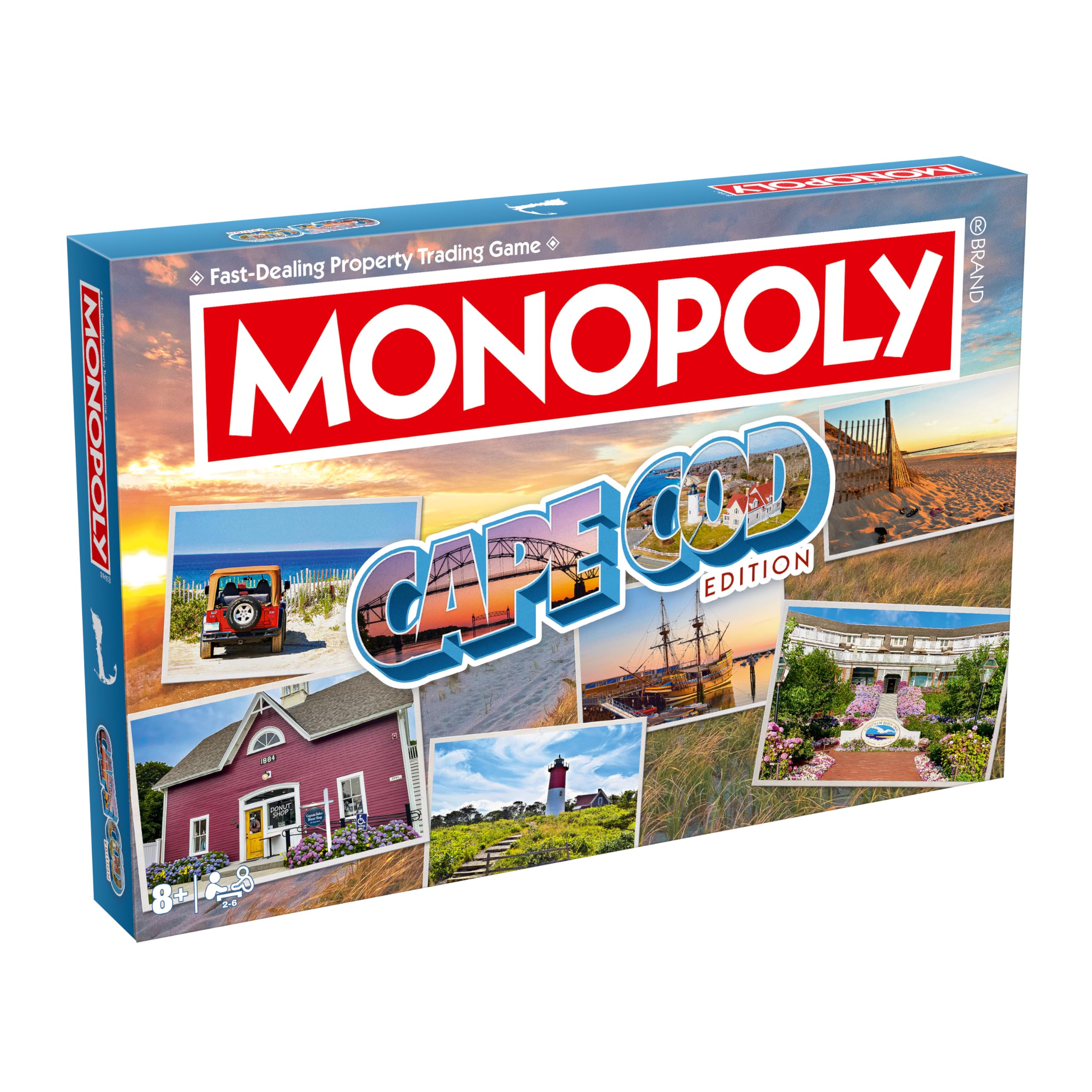 Juego De Mesa Monopoly Cape Cod Edition Para 2-6 Jugadores - Venta ...