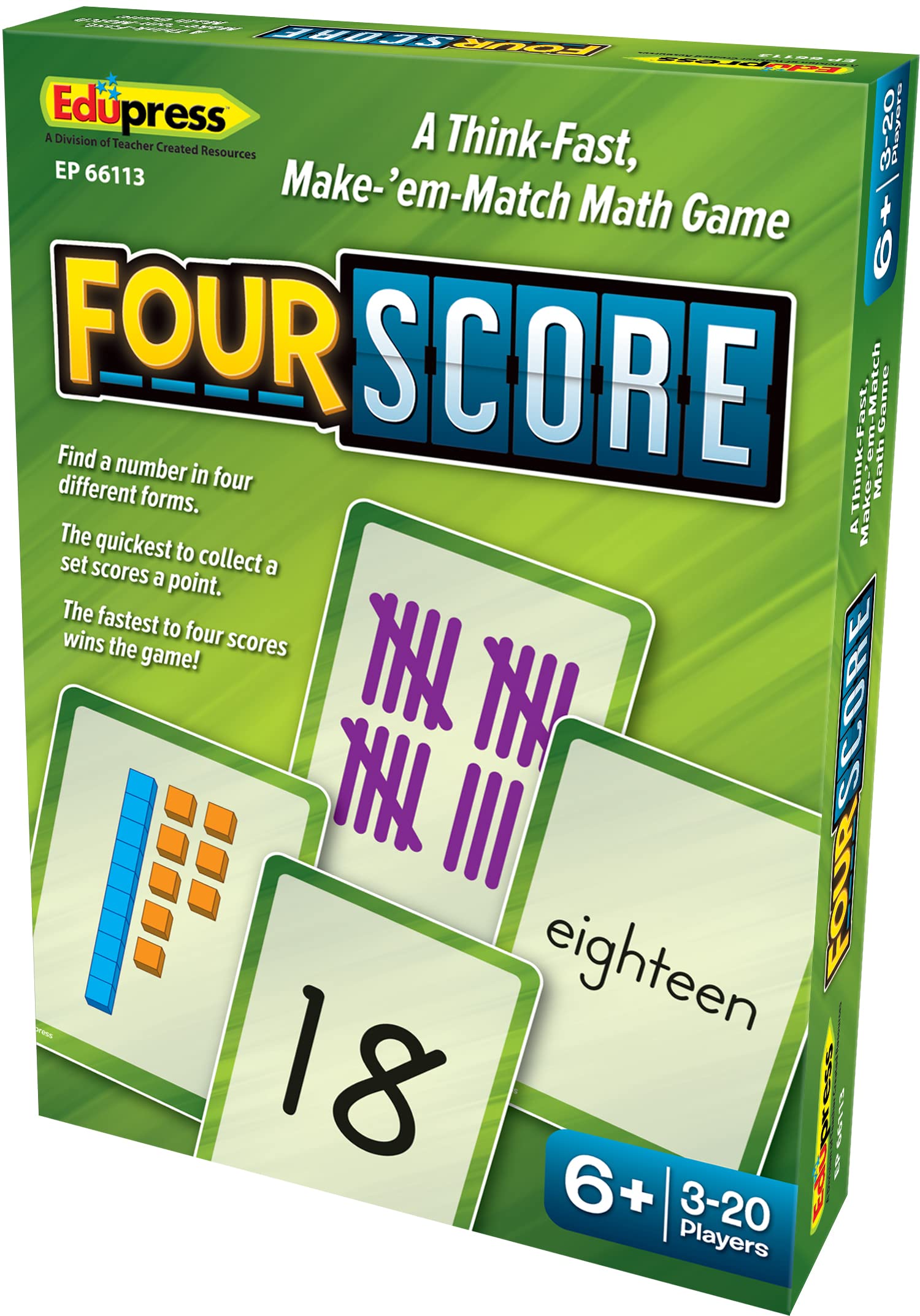 Recursos Creados Por Un Profesor De Juegos De Cartas Four Score Durante Más De 6 Años - Venta ...