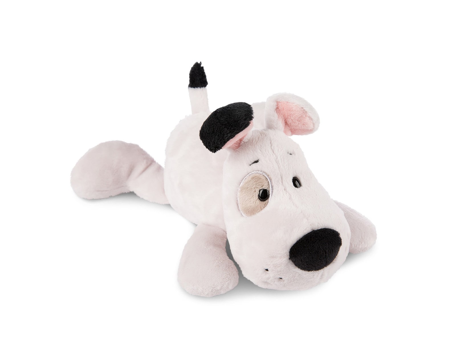 Peluche Nici de Perro Acostado 27 cm color Blanco | Coppel.com
