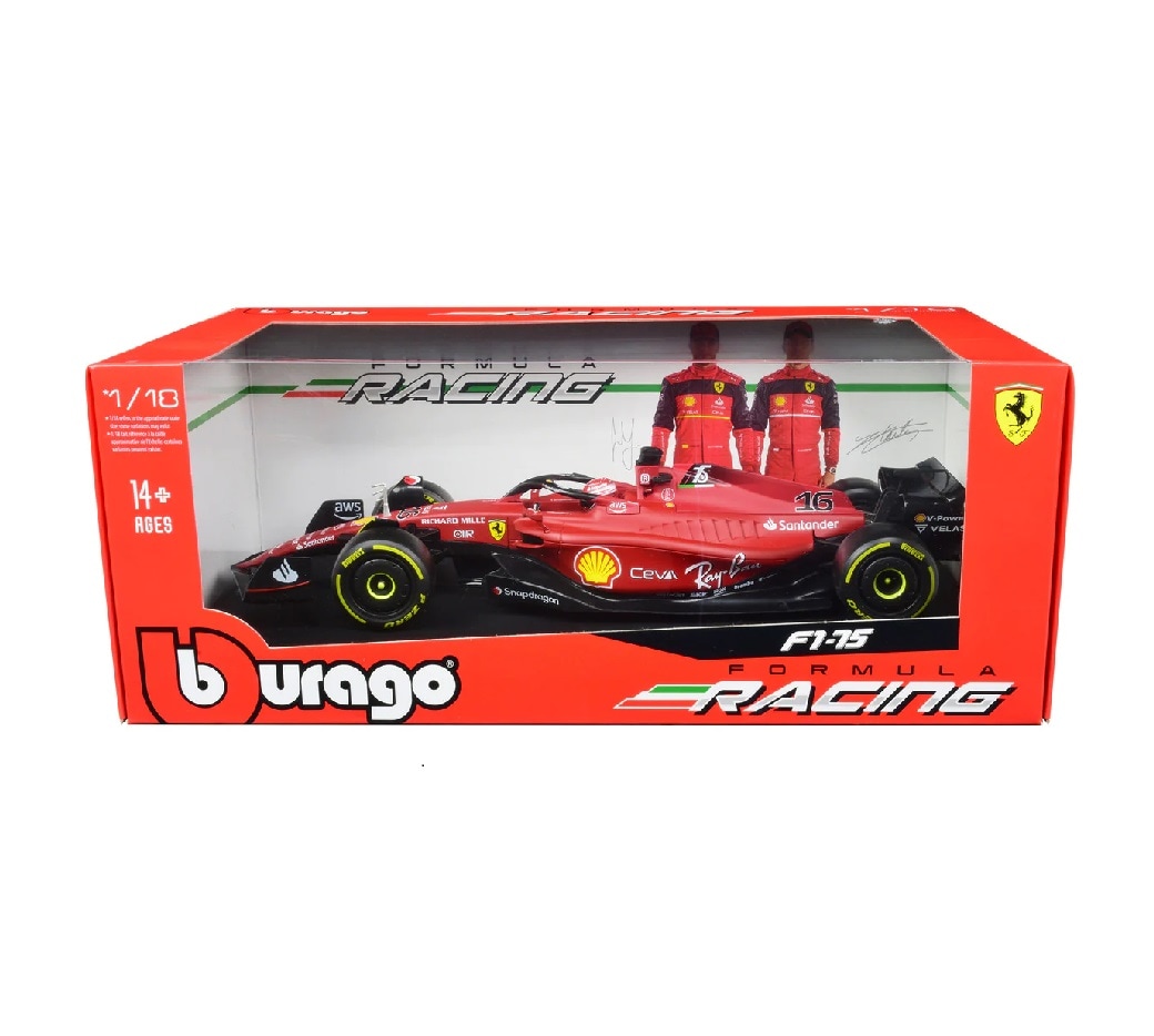 Carro A Escala F1 Bburago Ferrari Charles Leclerc #16 Formula 1 color ...