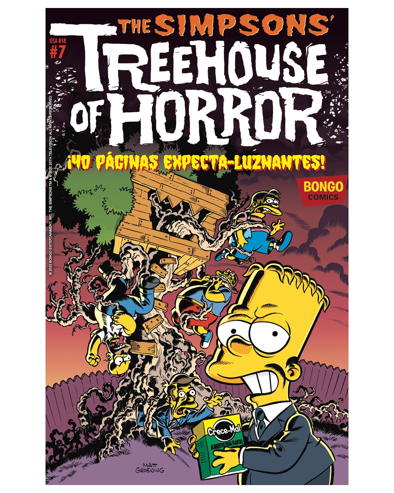 Cómic The Simpsons Treehouse Of Horror 7 Kamite Shane Houghton | Coppel.com