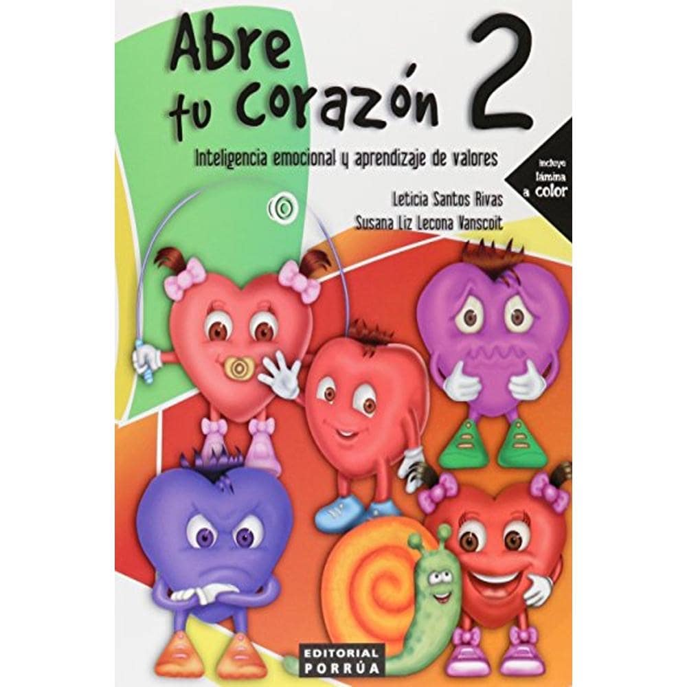 Abre Tu Corazón 2 Inteligencia Emocional Y Aprendizaje De Valores ...