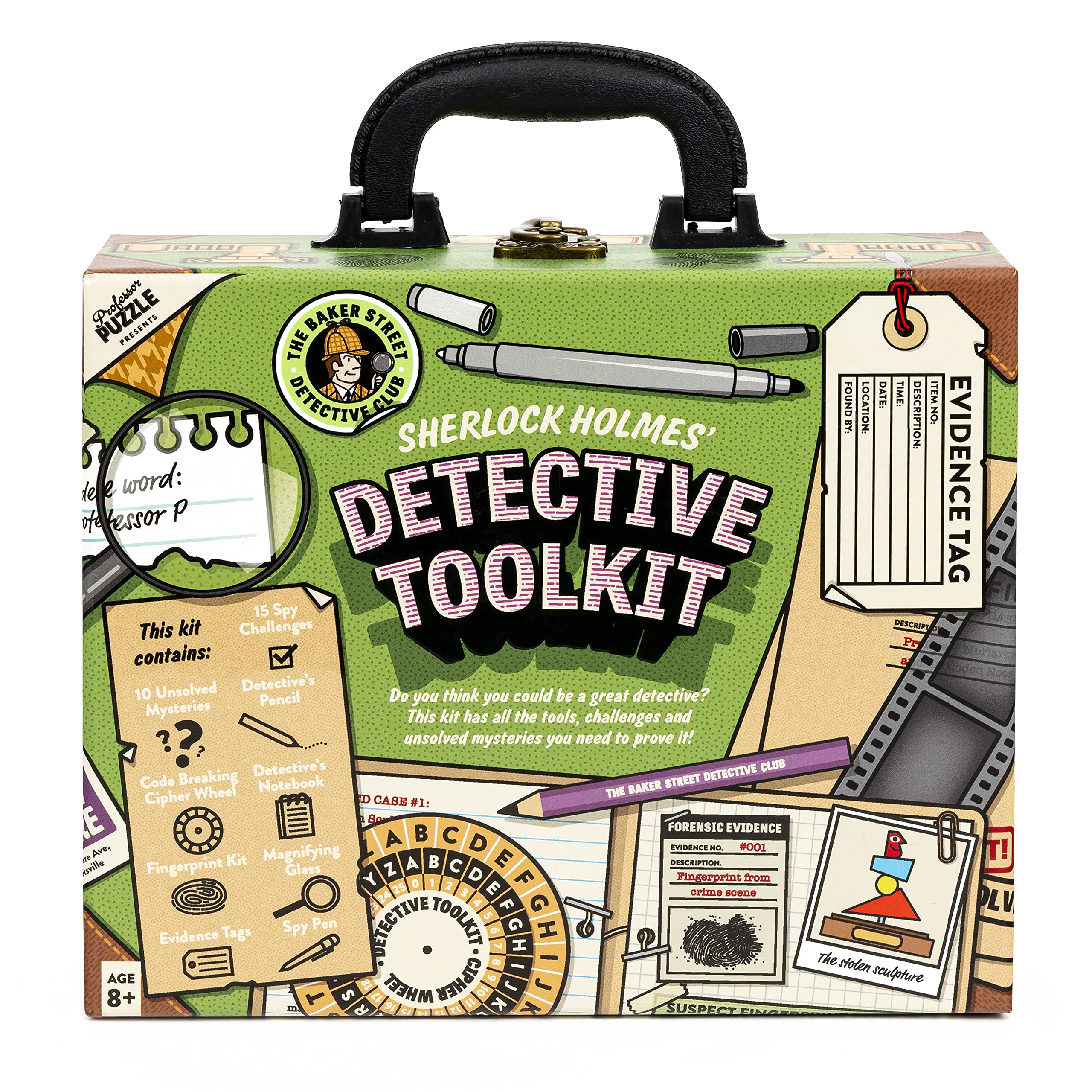 Kit De Herramientas Para Detectives Professor Puzzle Mystery Case ...