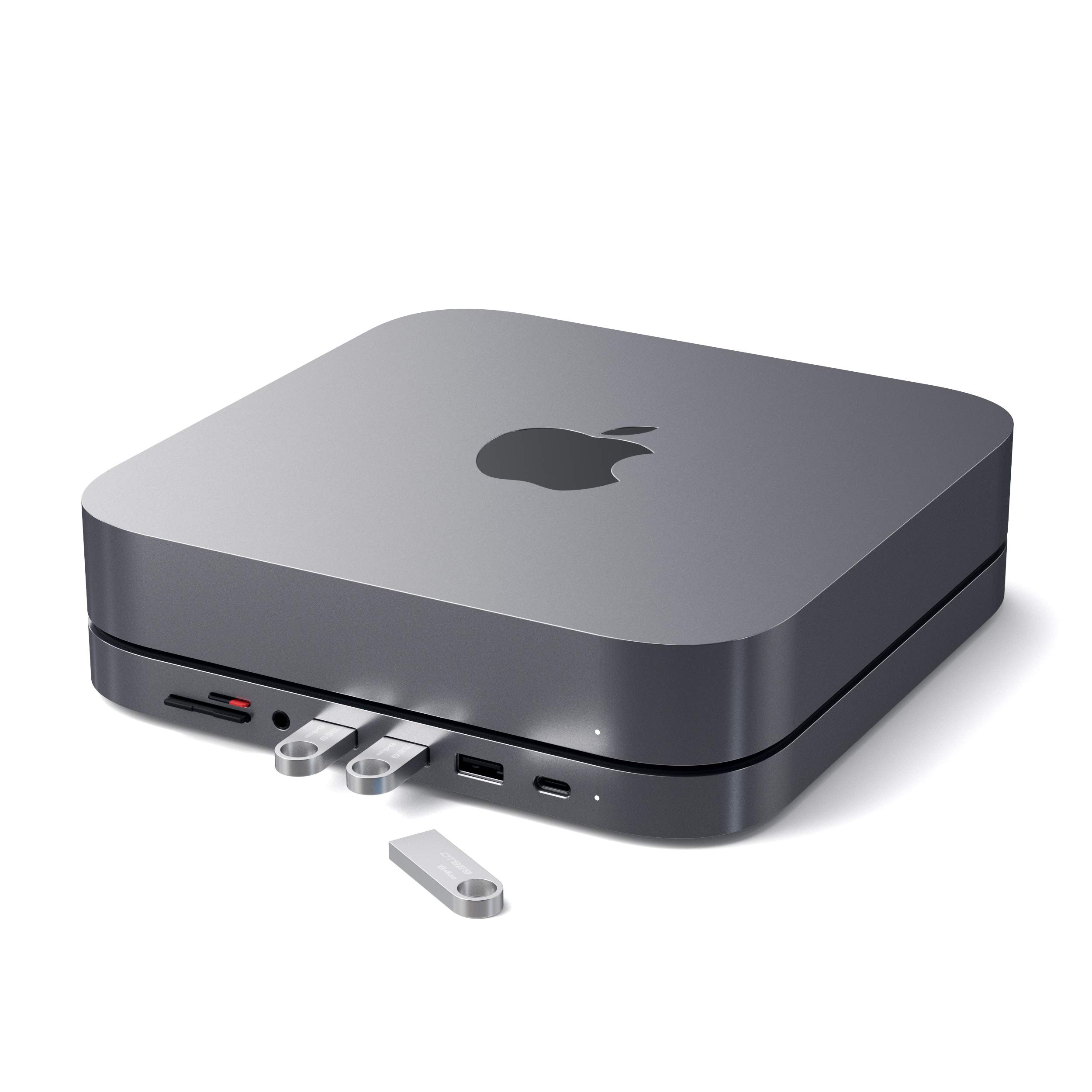 Hub Usb C Satechi Tipo C, Soporte Y Hub De Aluminio Para Mac Mini - Venta Internacional ...
