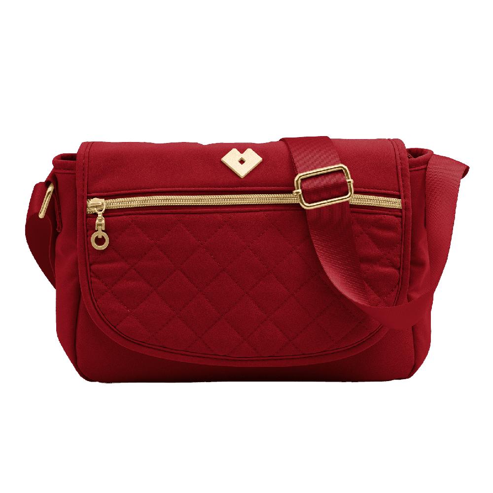 Bolsa Crossbody Bandolera Tipo Mensajero Luckyly Modelo Arya Rojo ...