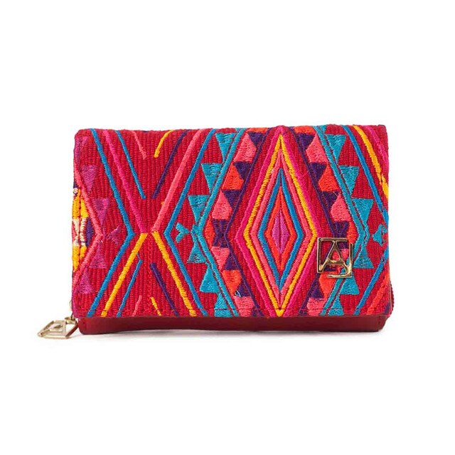 Cartera A Ángelozano Kate color Rojo de Piel para Mujer | Coppel.com