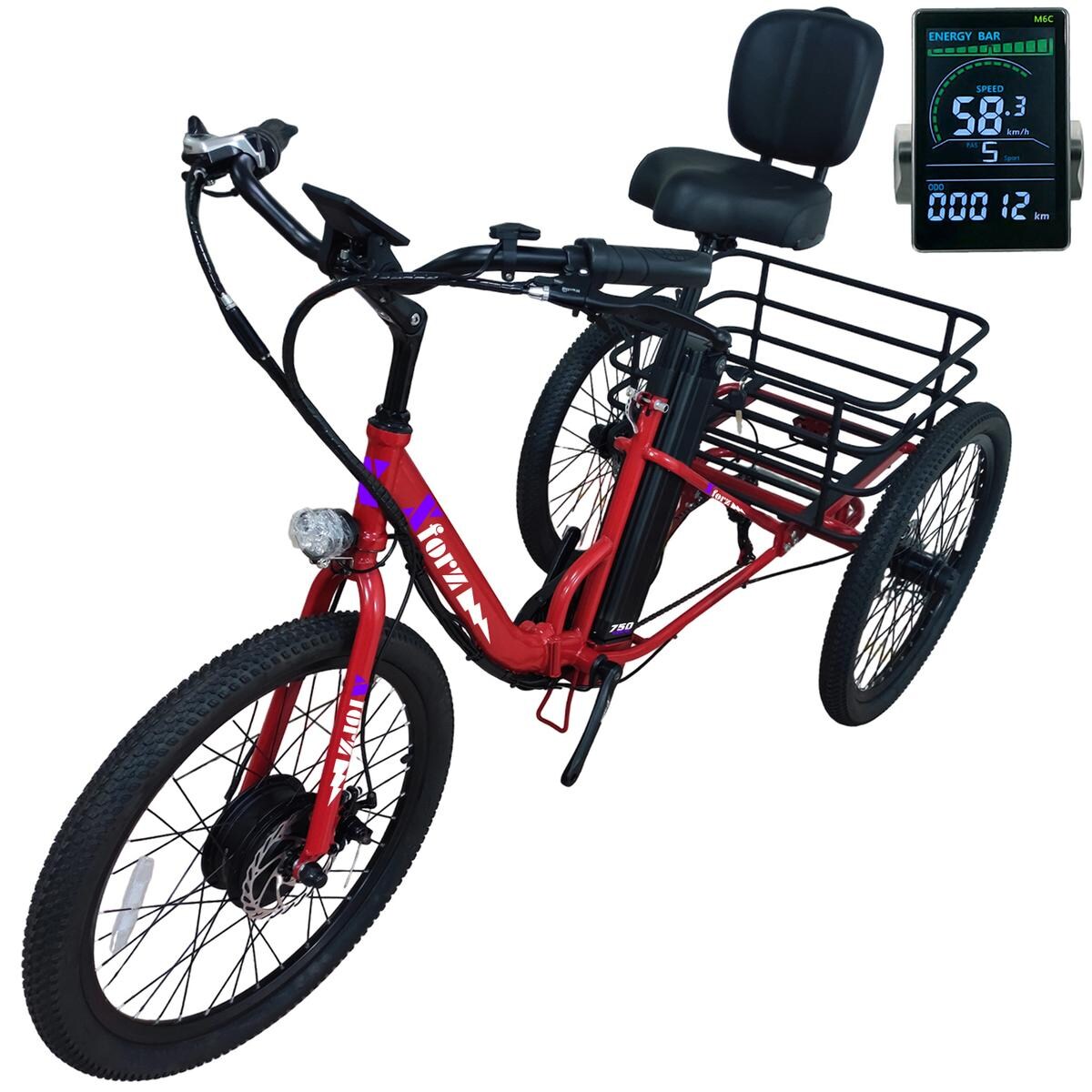 E-bike Tipo Tricicloventdepot Mxtlj-059 1 Pieza Multicolor | Coppel.com