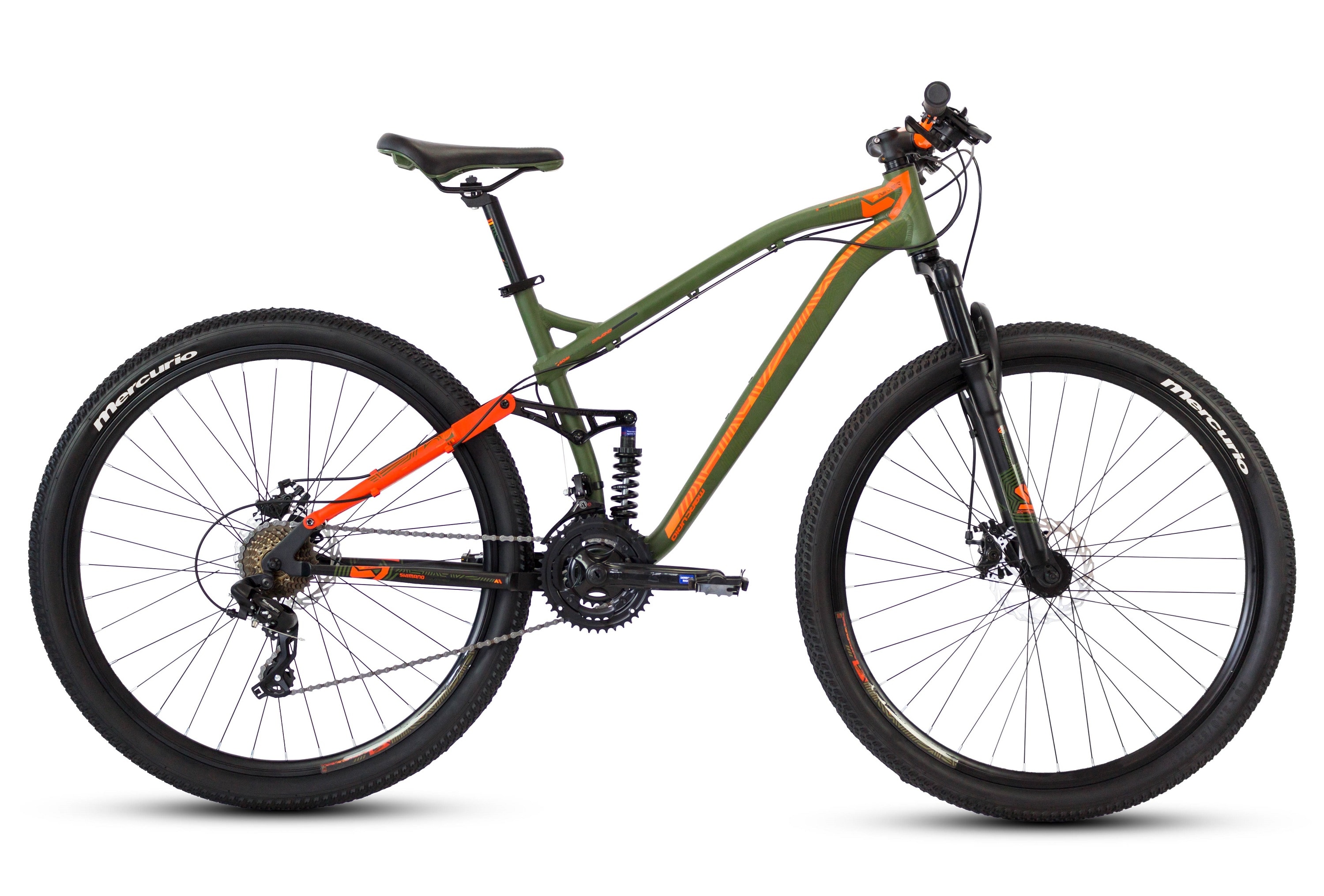 Bicicleta Mercurio Expert color Verde Dh Rodada 29 Aluminio 21 ...