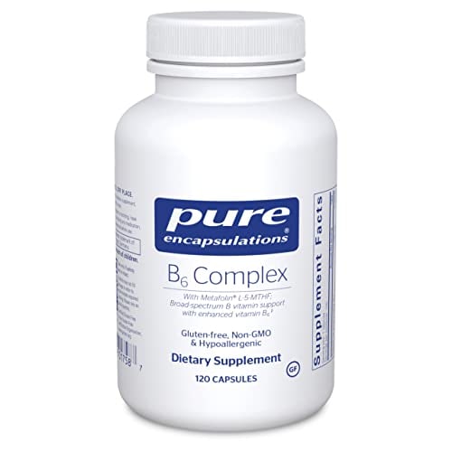 Suplemento De Vitamina B6 Pure Encapsulations B6 Complex 120 Cápsulas - Venta Internacional ...