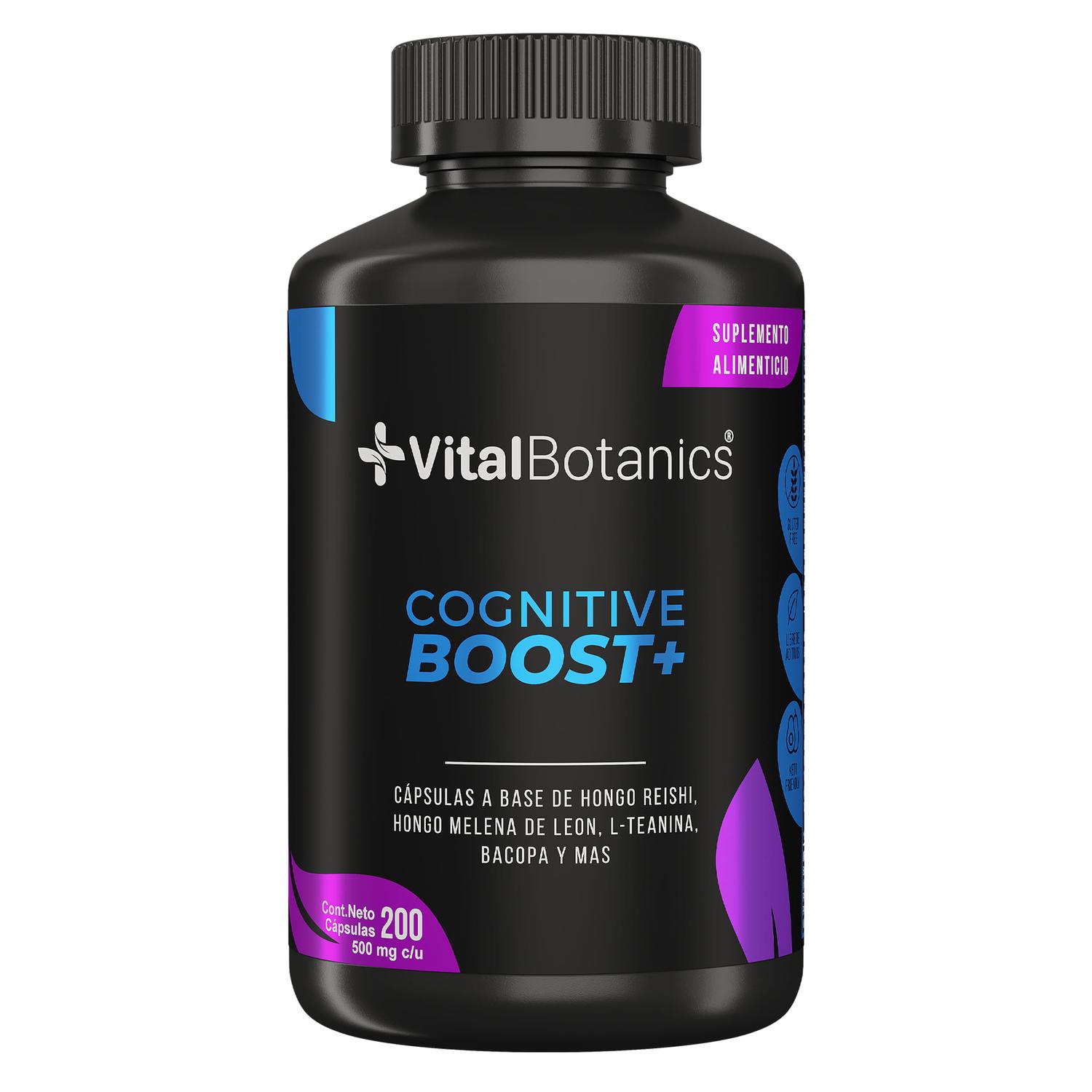 Cognitive Boost + Plus Nootropico 200 Caps | Vitalbotanics | Coppel.com