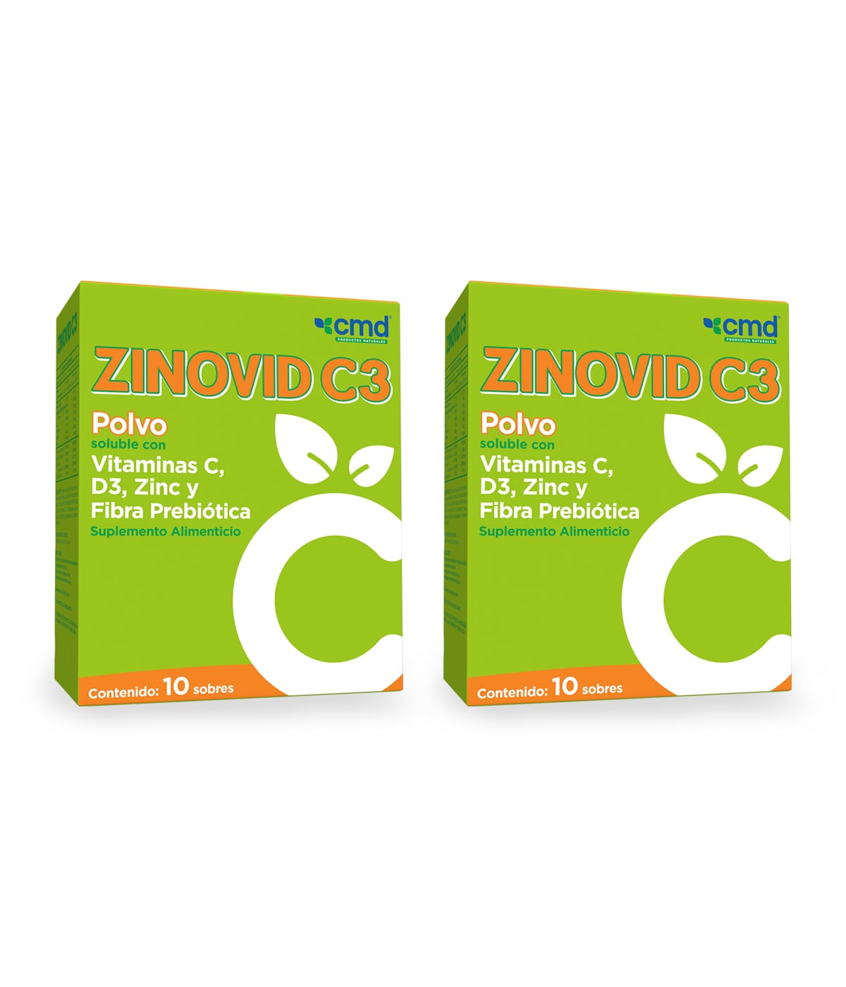 Zinovid C3 CMD Laboratorio Vitaminas C D3 y Zinc en Polvo con 10 Sobres ...