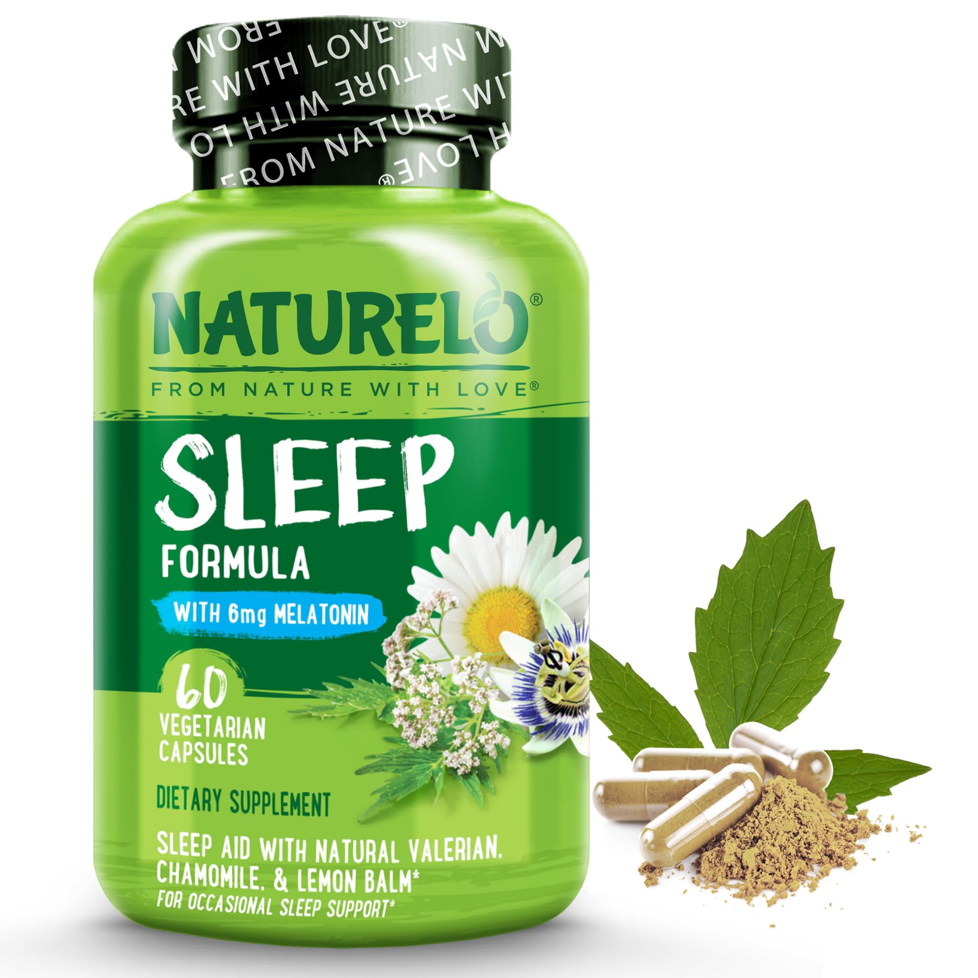 Sleep Aid Naturelo con Melatonina Magnesio y Gaba 60 Cápsulas - Venta Internacional | Coppel.com