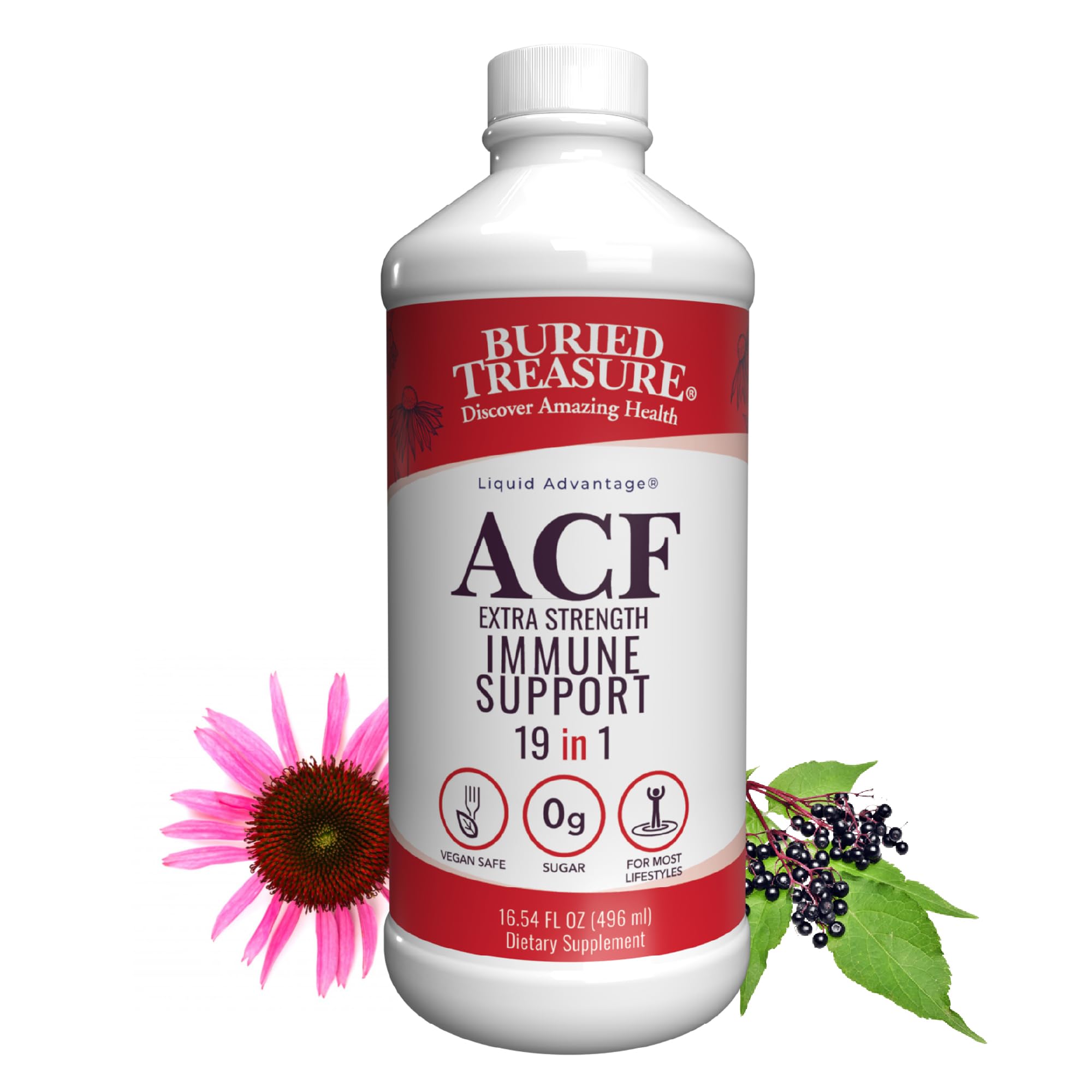 Suplemento Buried Treasure Acf Extra Strength Immune 496 Ml - Venta ...