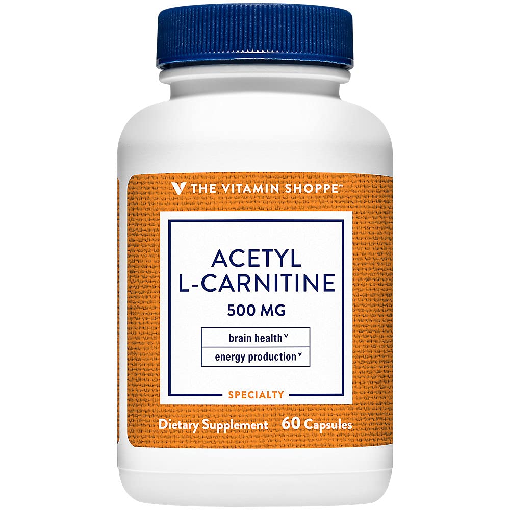 Complement The Vitamin Shoppe Acetil-l-carnitina 500 Mg 60 Cápsulas - Venta Internacional ...