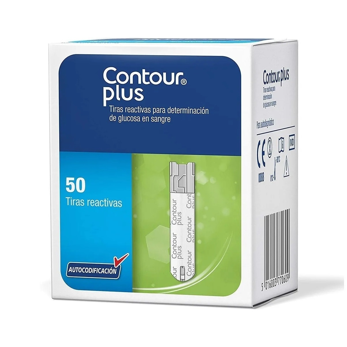 Tiras Reactivas Glucómetro Contour Plus 50 Piezas | Coppel.com