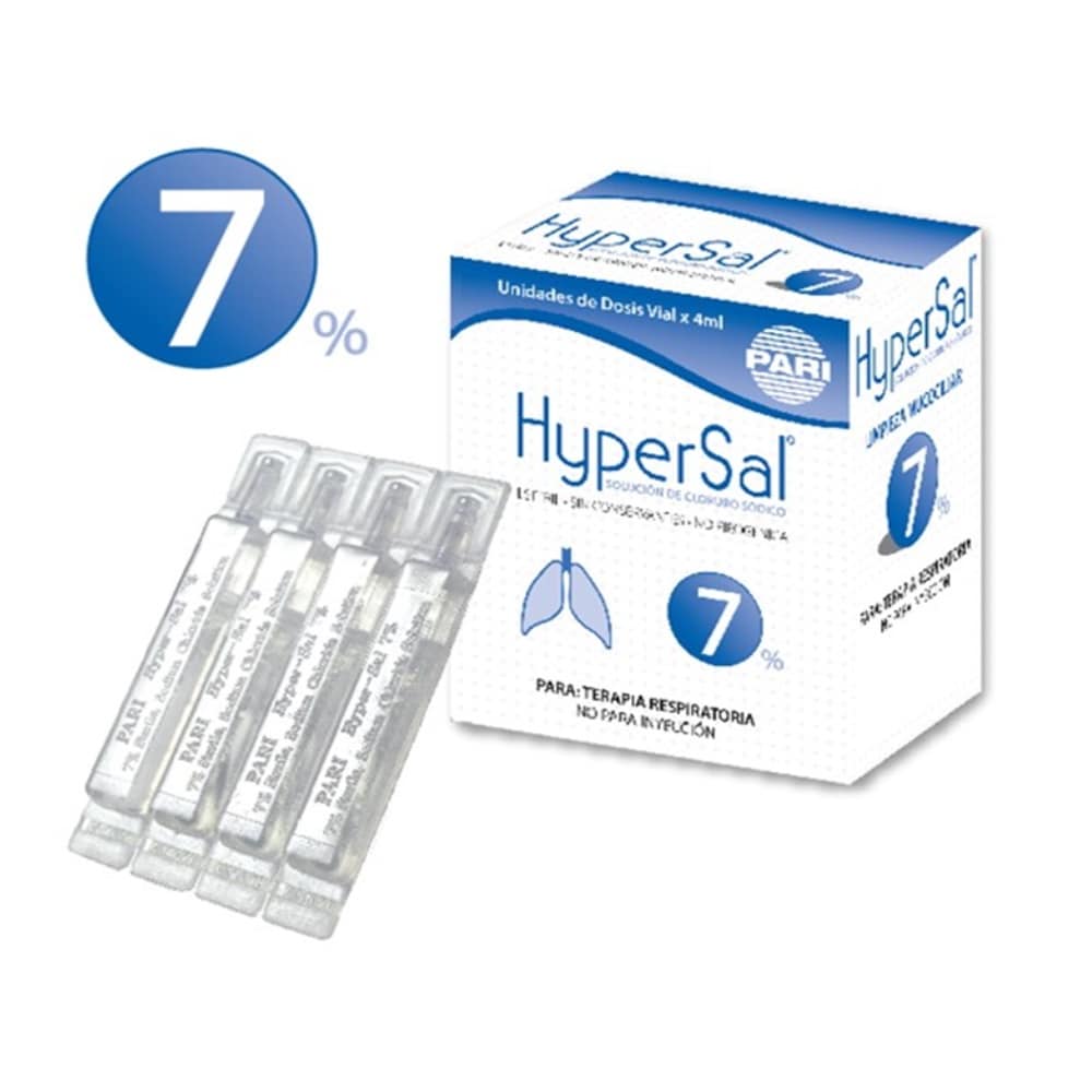 Solución Salina Nebulizable Pari Hypersal 7% Caja con 16 Dosis | Coppel.com