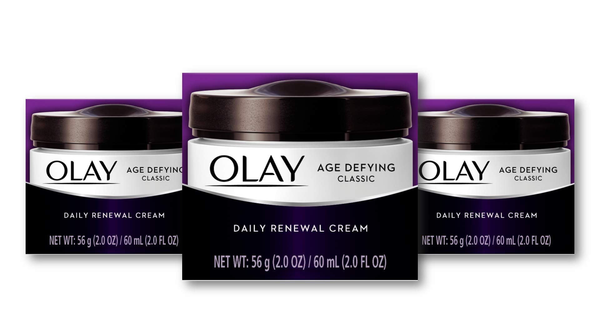 Crema Hidratante Olay Age Defying Classic Daily 60 Ml (paquete De 3 ...