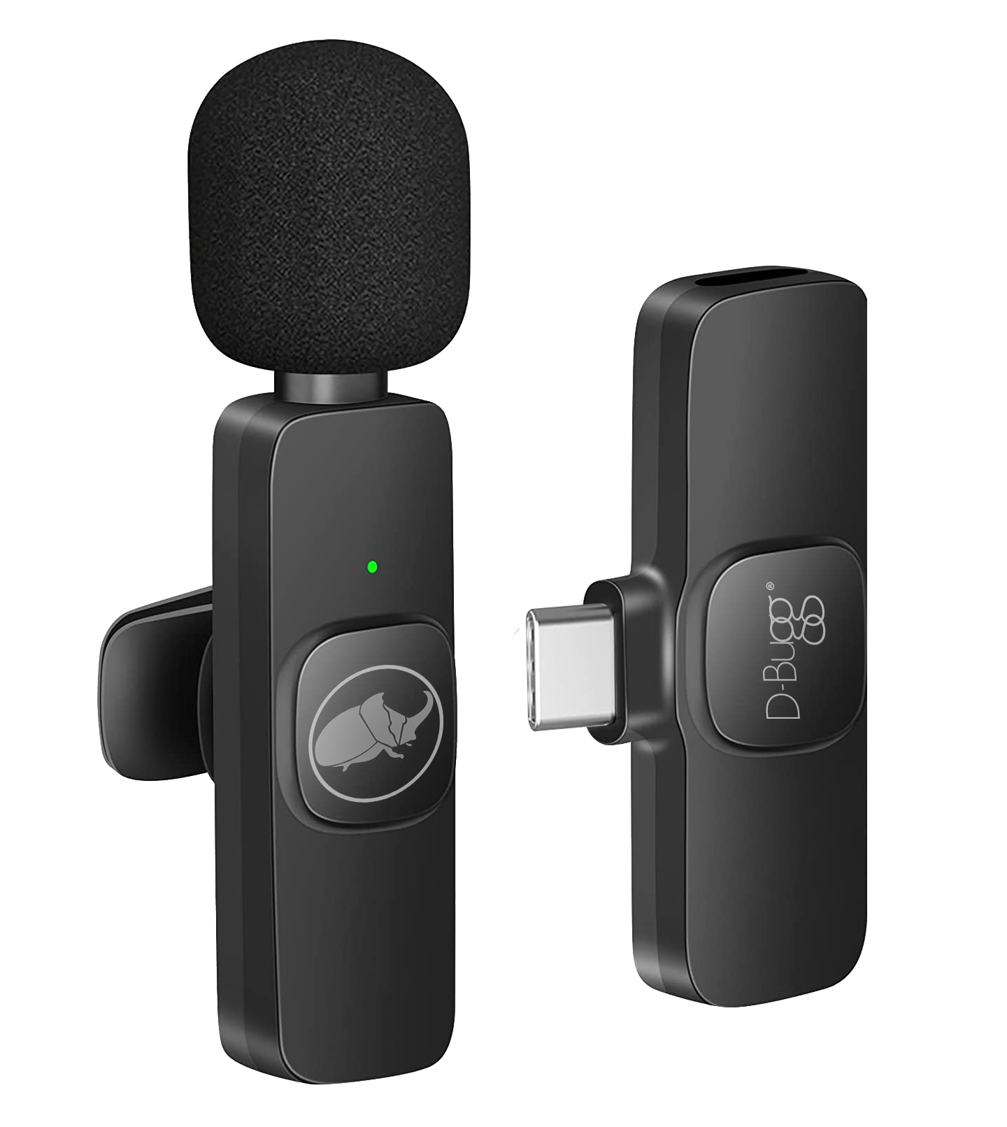 Micrófono Inalámbrico D-bugg Con Entrada Tipo C Negro | Coppel.com
