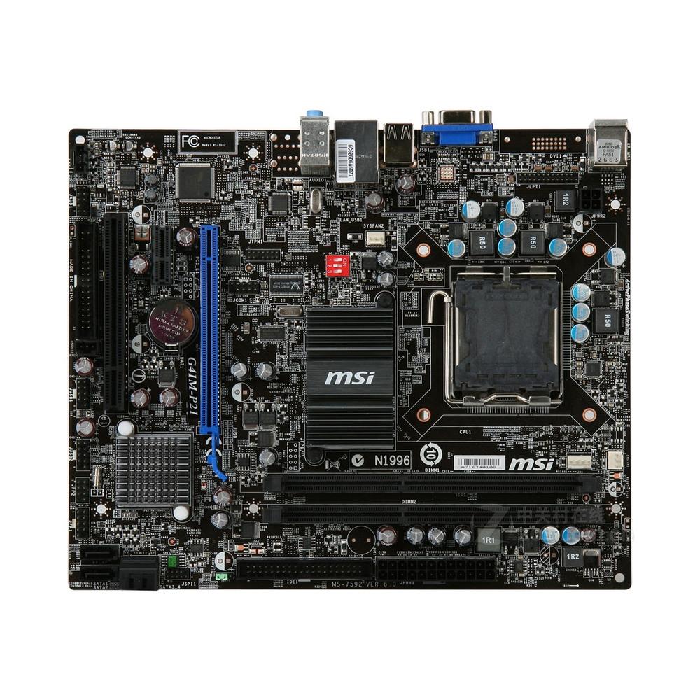 Placa Madre Msi G41m-p21 Lga 775 Intel G41 Ddr3 Micro Atx - Venta ...