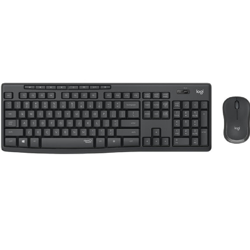 Kit de Teclado y Mouse Logitech Qwerty Óptico 920-009792 Negro | Coppel.com