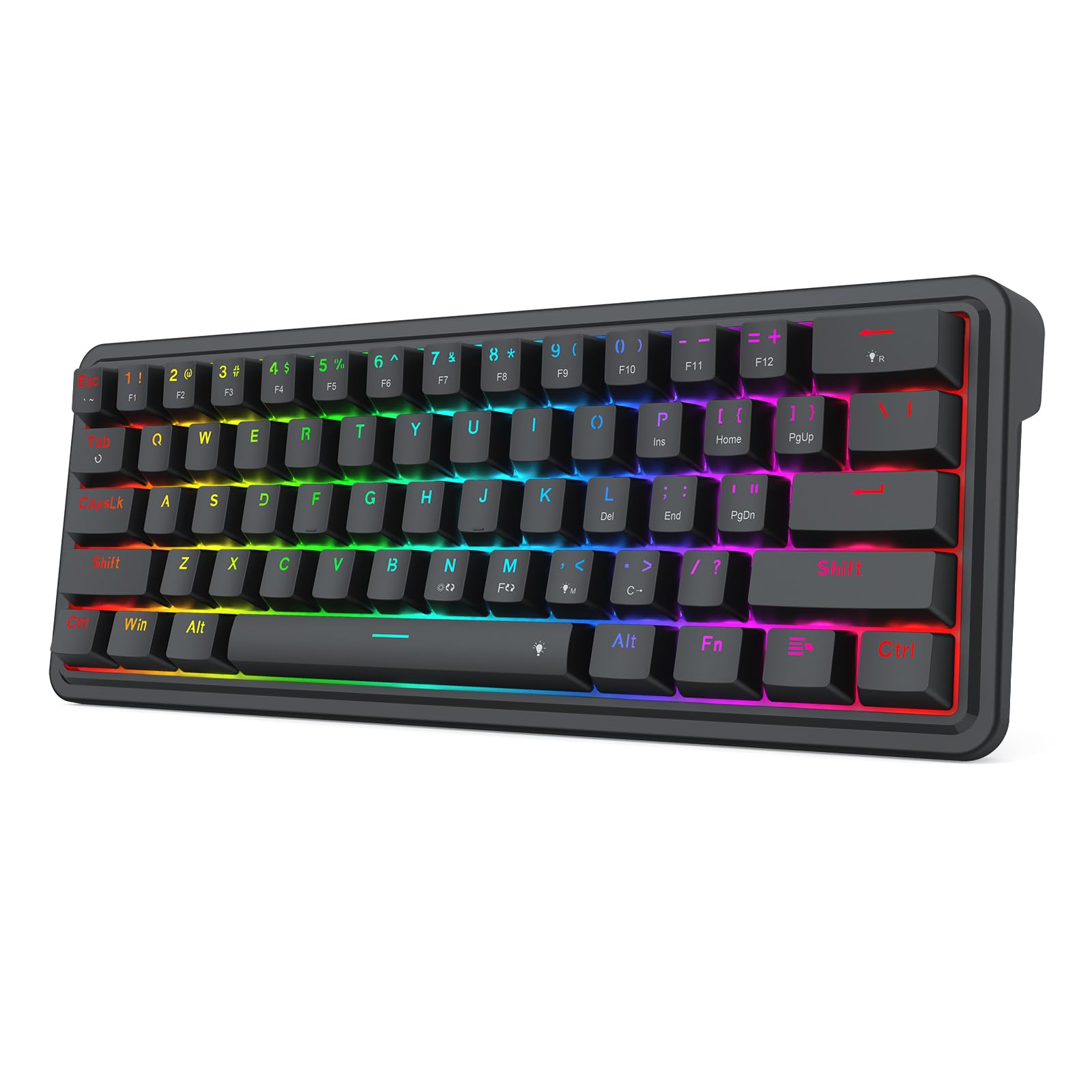 Teclado Gaming Redragon K722 60% Cableado Junta Rgb 61 Teclas - Venta ...