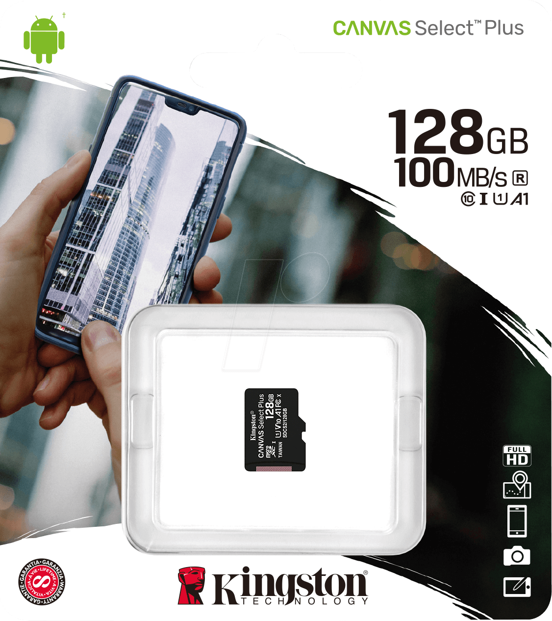 Micro SD 128 GB Kingston color Negro | Coppel.com