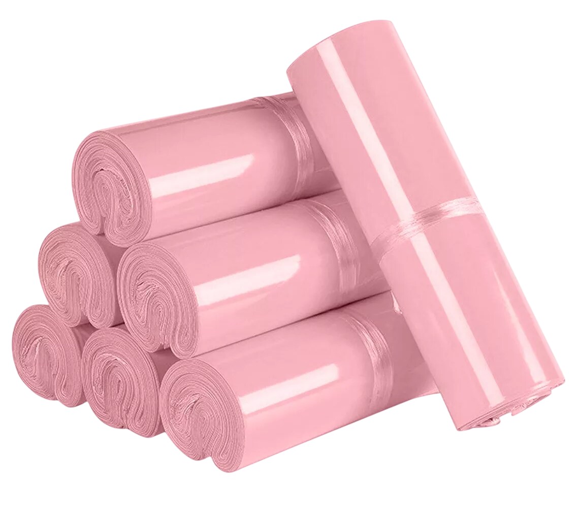 100 Bolsas Sobres De Plástico Para Envíos Paquetería 25*35 Cm Rosa | Coppel.com