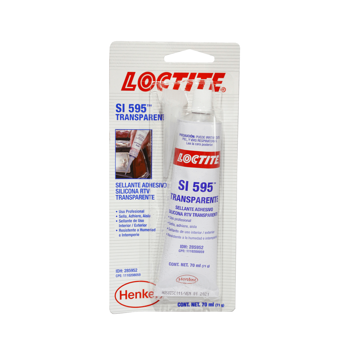 Silicón Rtv Transparente Loctite 34204 70 Ml | Coppel.com