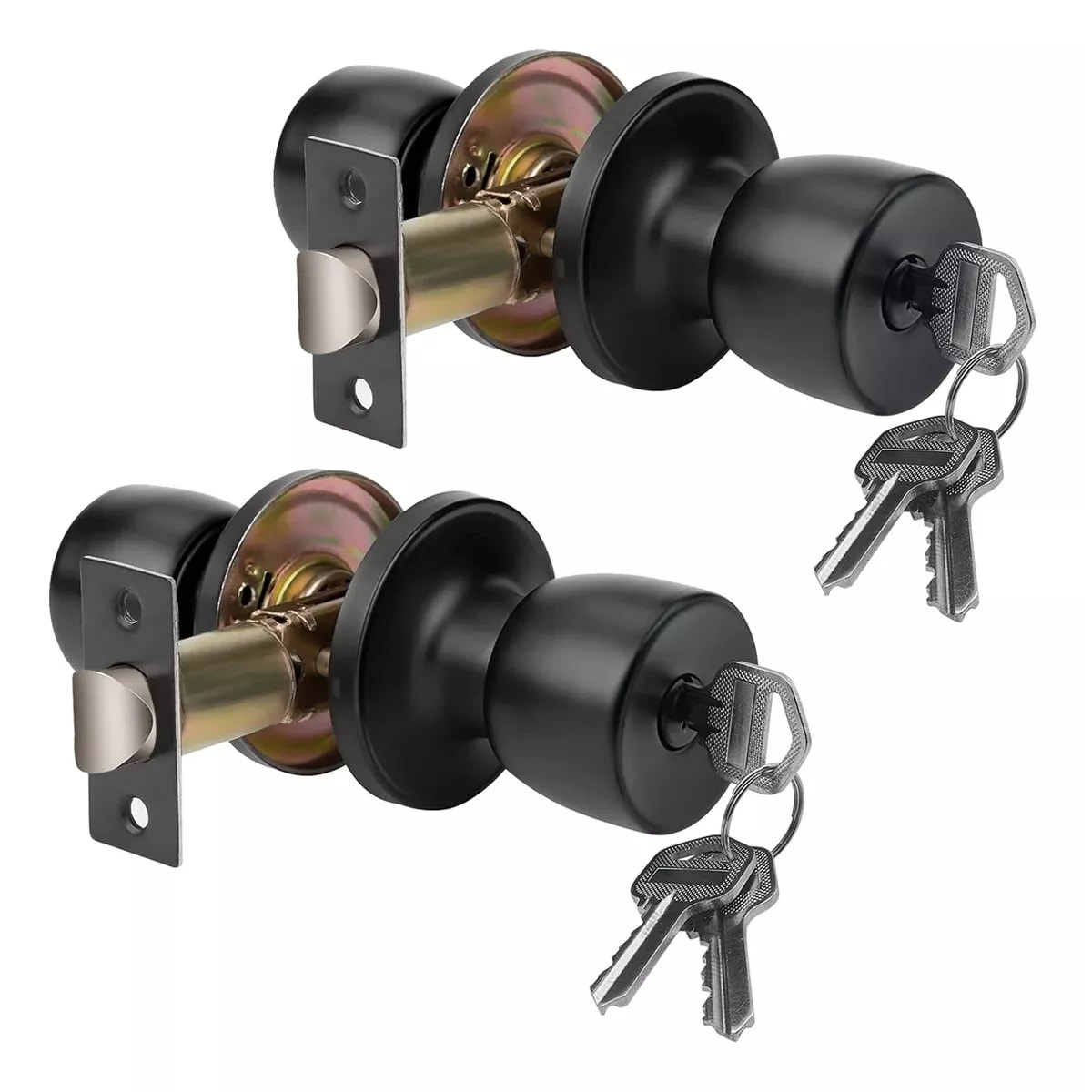 Cerraduras Chapa Perilla Puerta Principal Eo Safe Imports 2 Piezas ...