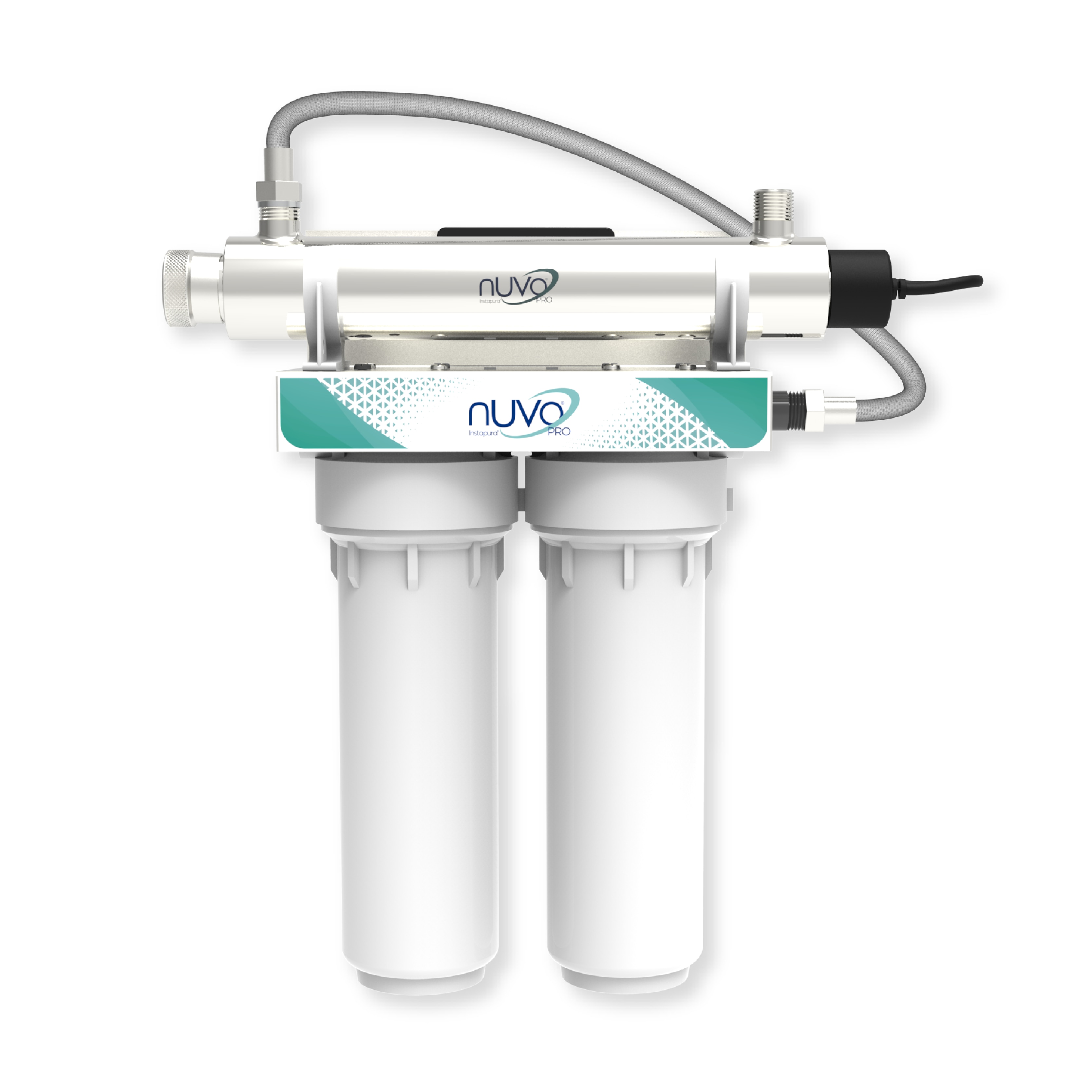 Purificador De Agua Bajo Tarja A 3 Pasos Con Luz Uv Instapura Nuvo Pro Capacidad 2 Galones Por ...