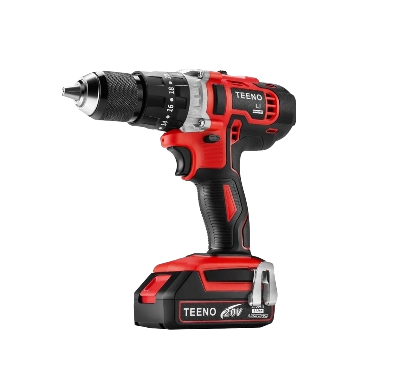 Taladro Percutor Inalámbrico de 13mm color Negro con Rojo | Coppel.com