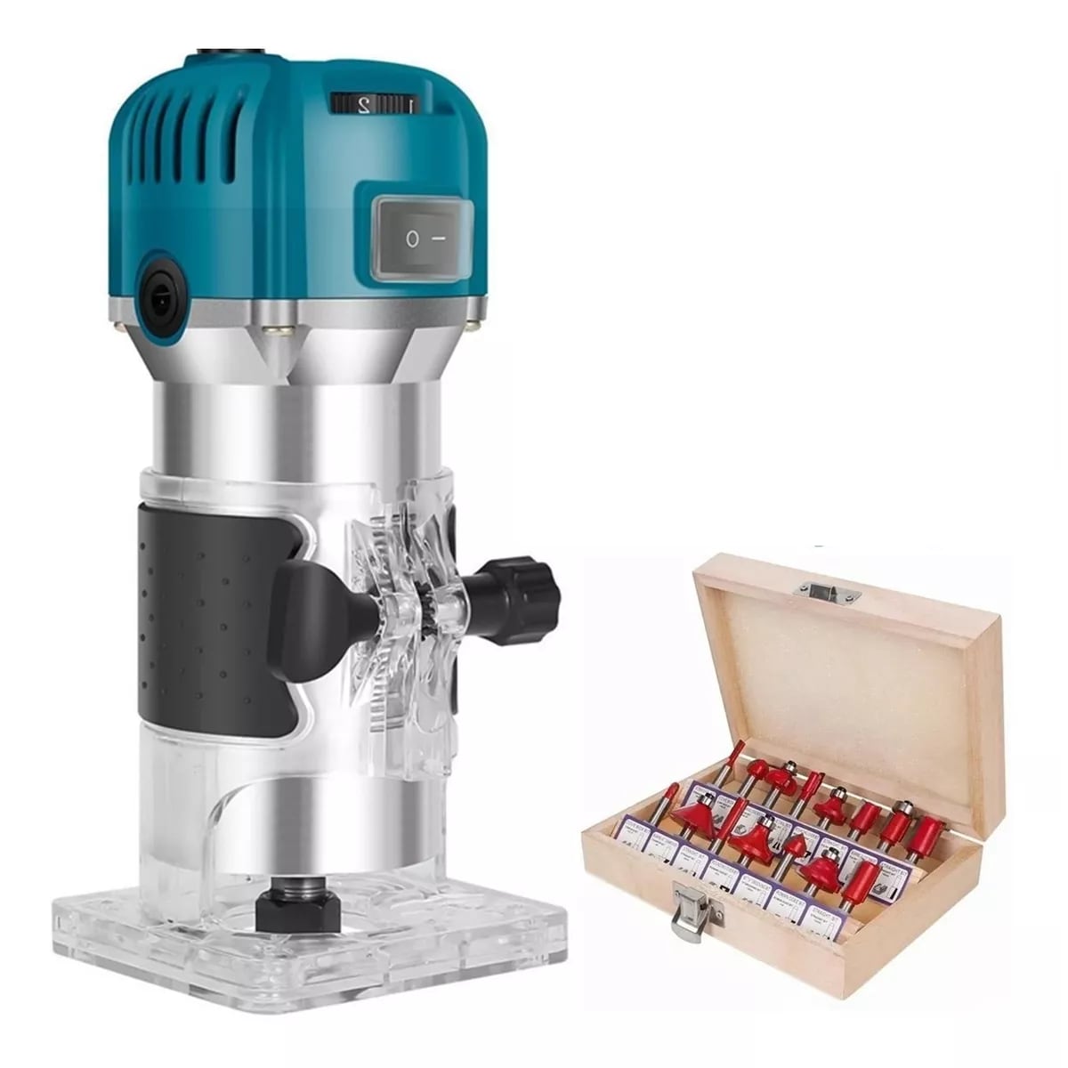 Router Recortador con 15 Brocas Eo Safe Imports Esi-5165 Azul | Coppel.com