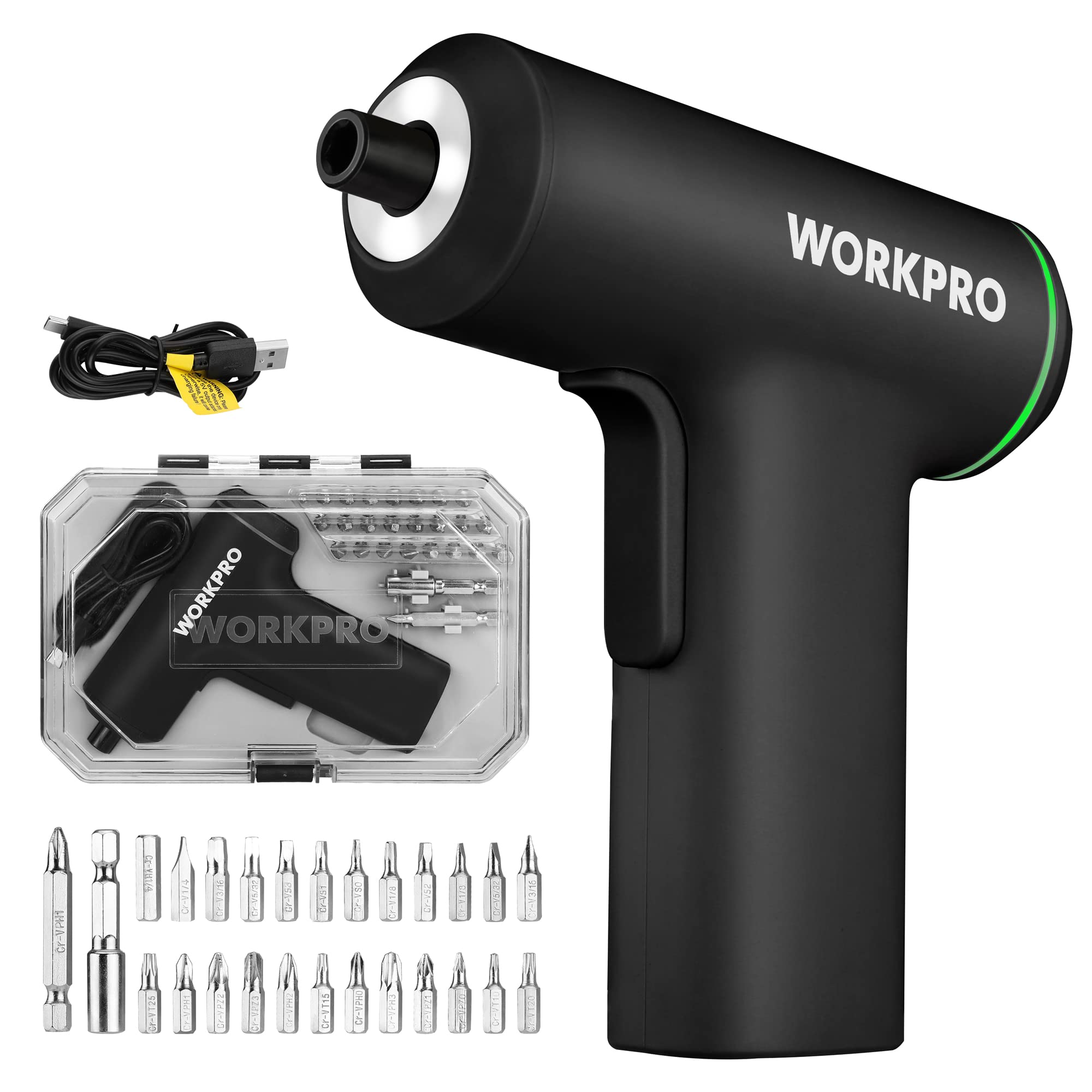 Destornillador Inalámbrico Workpro 4v Con 28 Accesorios - Venta Internacional. | Coppel.com