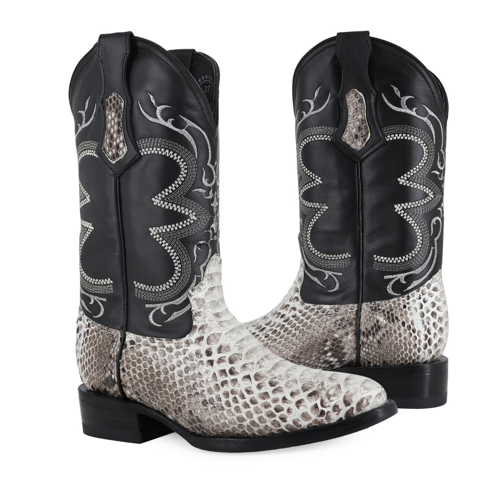 El Malcreado Botas Vaqueras Punta Ovalada Para Caballero En Piel De ...