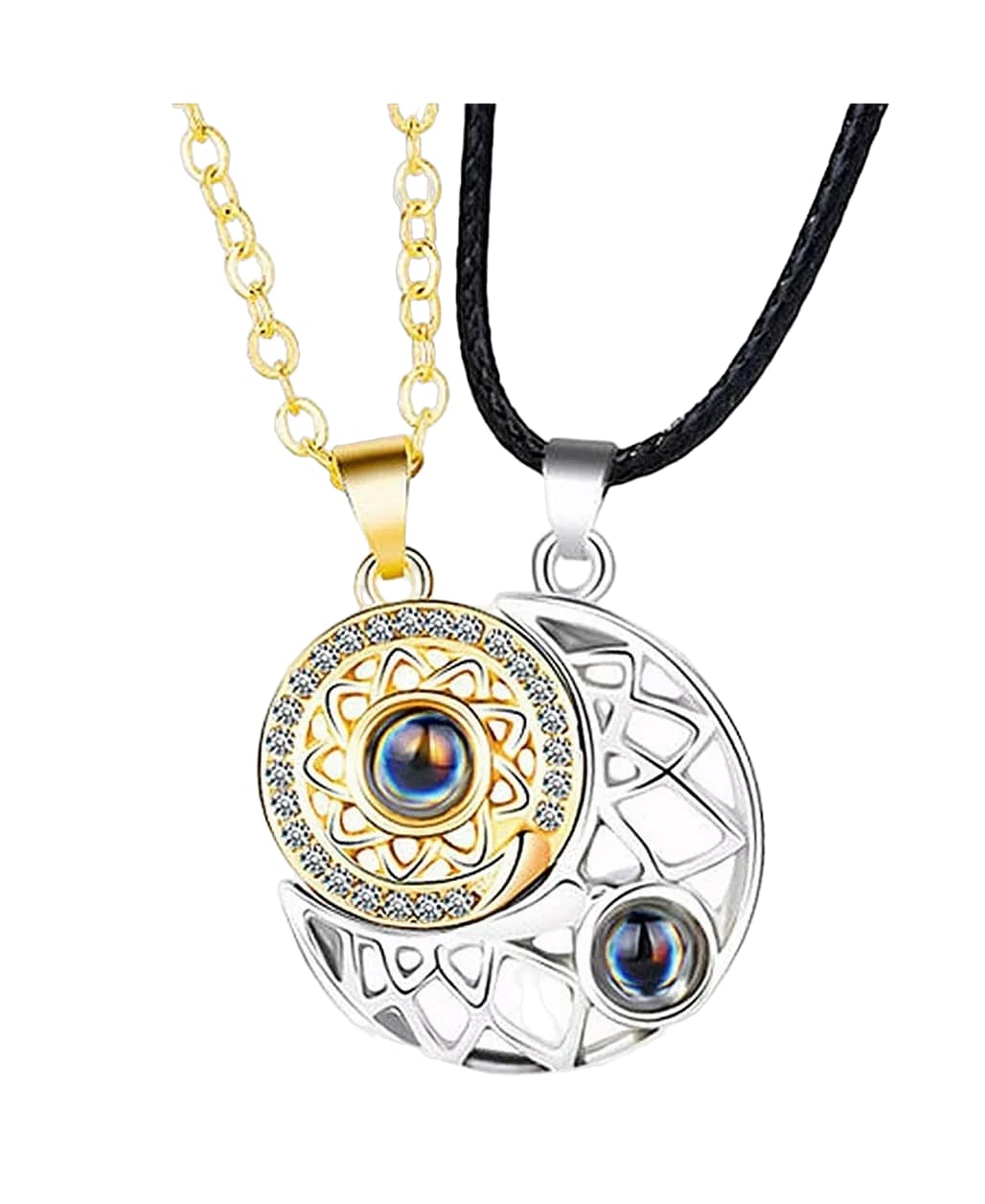 Collares para Pareja con Imán 2 Pcs Amor color Dorado | Coppel.com