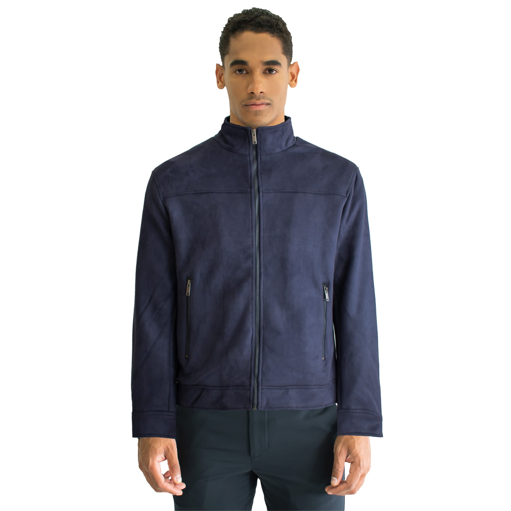 Chamarra Generra Tipo Piel Con Cuello Alto | Coppel.com