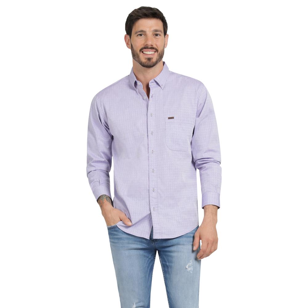 Camisa Clásica Hombre Lee Regular Fit 242 Violeta | Coppel.com